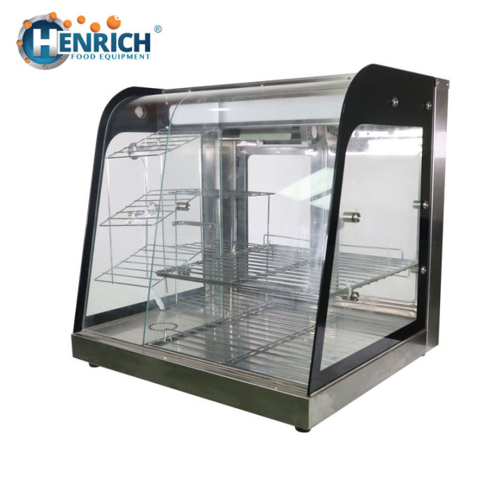 HENRICH 220V Electric Curved Glass Case Display Warmer Machine | Lazada PH