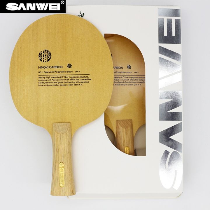 Original SANWEI HC1S Hinoki ALC Carbon Table Tennis Blade/ Ping Pong ...