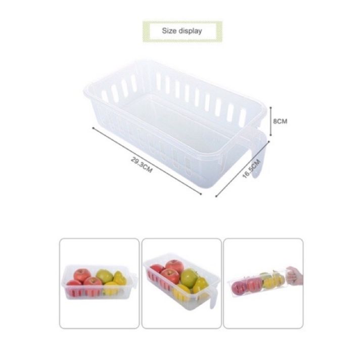 Refrigerator Kitchen With Handle Plastic Storage Tank / Peti Sejuk Food ...