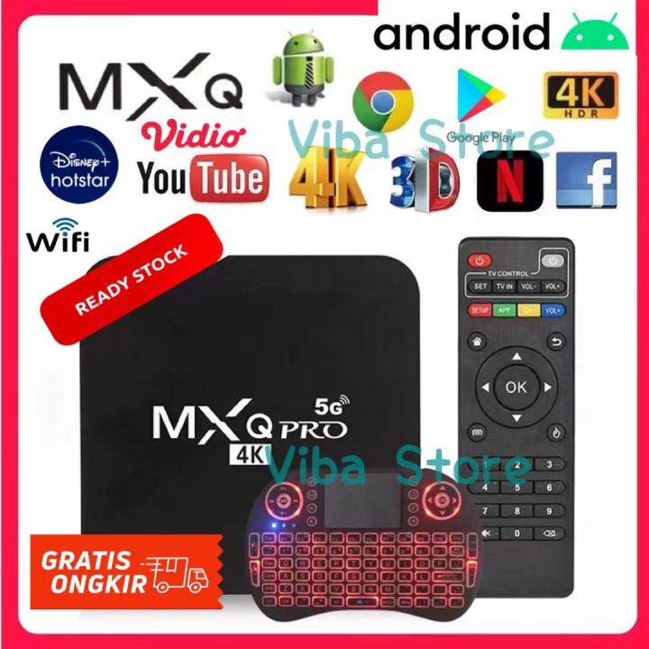 Android TV BOX MXQ PRO 4K Ultra HD Smart TV BOX Media Player | Lazada ...
