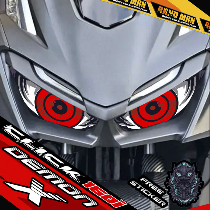HONDA CLICK 160 EYE DECAL CLEAR STICKER TINT PROTECTOR XSERIES DESIGN ...