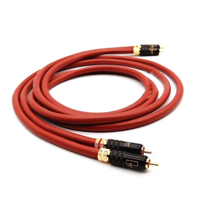 1Pair VDH MC D102 MK III HYBRID RCA Interconnect Cable,wire with WBT ...