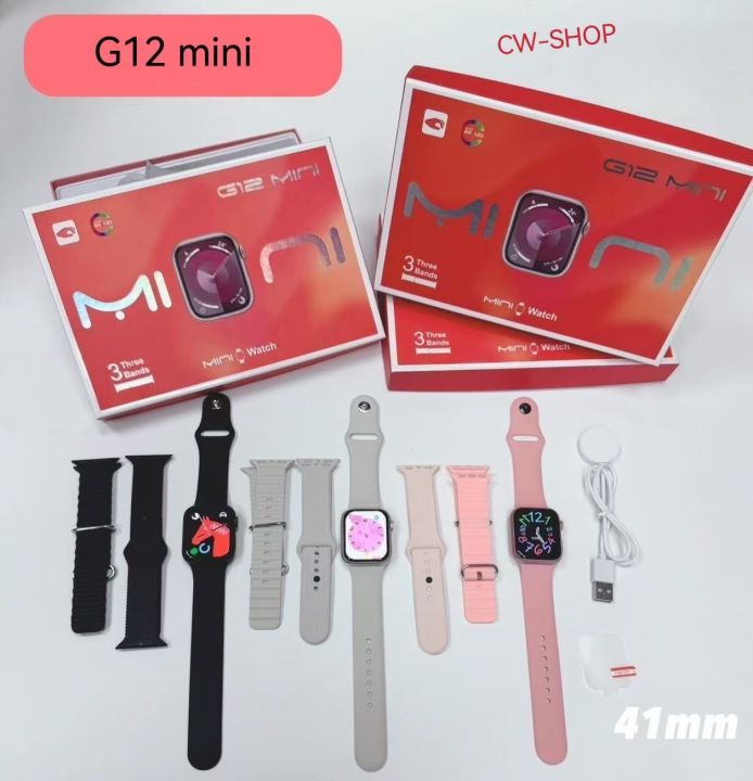 CW-SHOP(G12MINI)*พร้อมส่งในไทย*สมาร์ทวอชG12 MINI นาฬิกาสมาร์ทวอช หน้าจอสวย วัดการเต้นห้วใจ ...