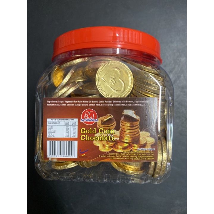 [HALAL] Coklat Koin Emas | Gold Coin Chocolate 850GM - Snacks Makanan ...