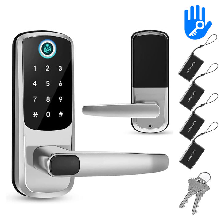 TTLock APP Smart Deadbolt Locks, Keypad Door Lock with Handle ...