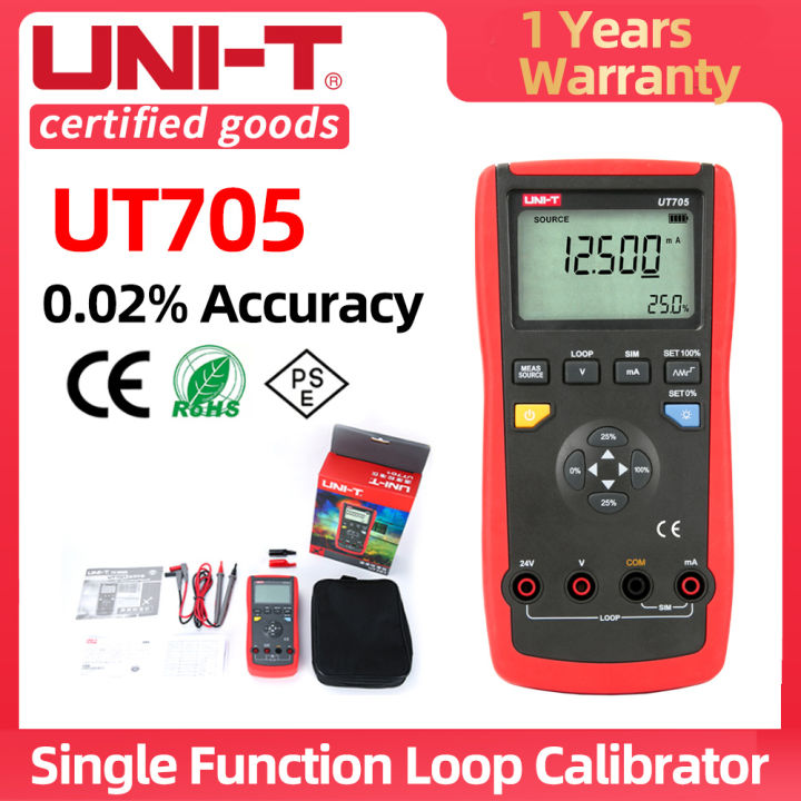 【UNI-T Original】UNI-T UT705 Handheld loop Calibrator for loop calibration and repair variable ...