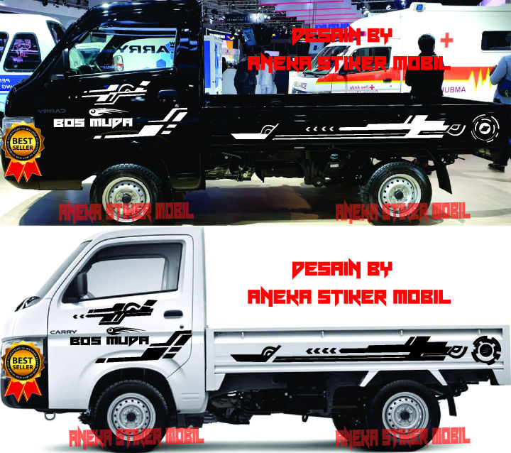 Stiker mobil New Carry Stiker Mobil Pick Up New Carry Stiker Body New ...