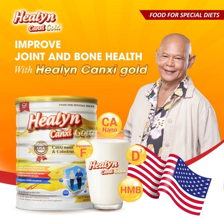 Healyn Canxi Gold colostrum supplements organic calcium, prevents ...