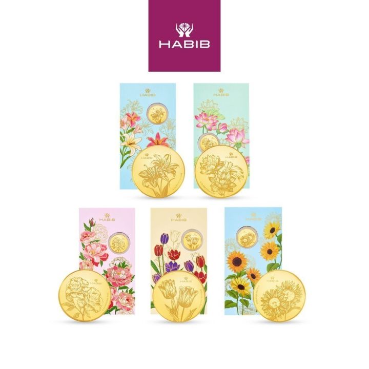 Bloom 2.0 Collection | 999.9 Gold Wafer Coin (0.20G)♡ | Lazada