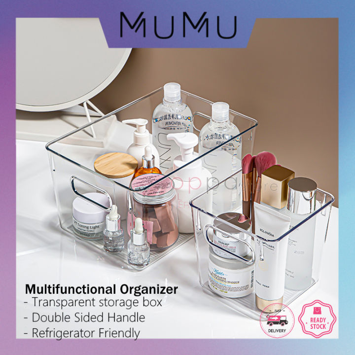 MUMU Multifunction PET Transparent Storage Box For Cosmetic Skin Care ...