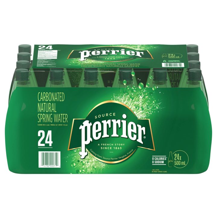 Perrier Carbonated Mineral Water 24 x 500mL | Lazada PH