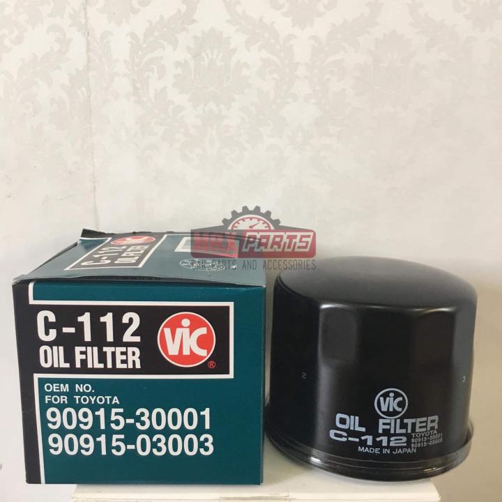 VIC C-112 OIL FILTER (FOR TOYOTA REVO 2C/3C DIESEL) | Lazada PH