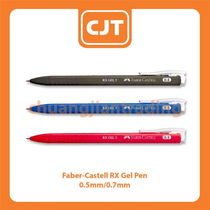 Faber-Castell RX Gel Pen 0.5mm/0.7mm | Lazada