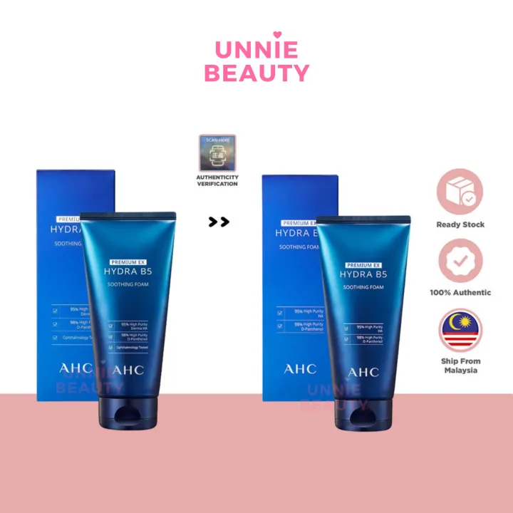 AHC HYDRA B5 Soothing Foam 180ml B5洗面奶 [Unnie Beauty] | Lazada