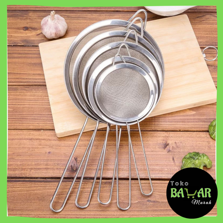 Saringan Minyak Stainless Steel / Saringan Serbaguna / Saringan Teh ...