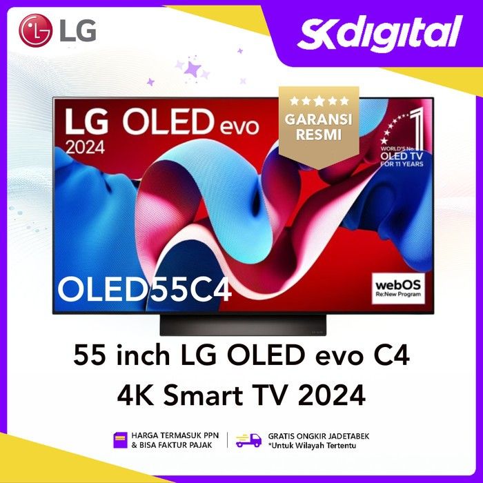 LG Oled 55C4psa oled 55 Inch smart tv uhd 4k new 2024 55C4 C4 | Lazada ...