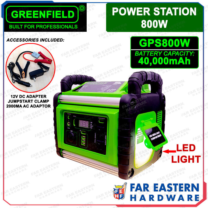 GREENFIELD Power Station 800W GPS800W Powerstation Powerbank | Lazada PH