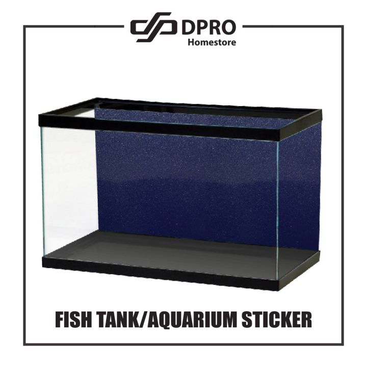 Sticker Aquarium Sticker Background Sticker Glass Fish Tank Sticker ...