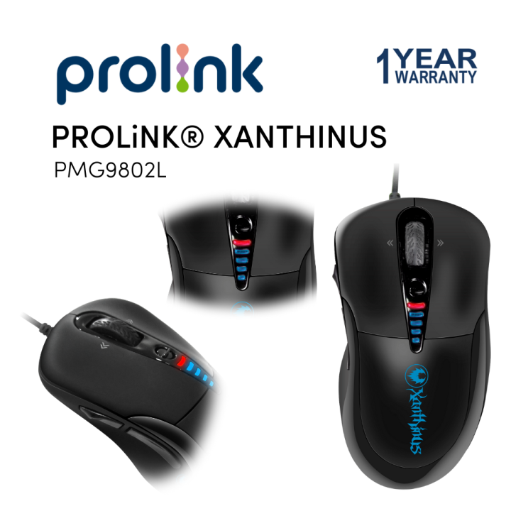 Prolink Lightweight Ultra-Light Wired Gaming Mouse RGB 8200DPI ...