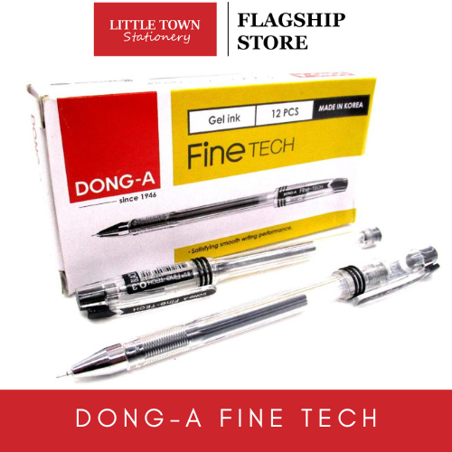 Fine Tech 0.2mm Black Gel Ink Pen - Smooth Writing | Lazada PH