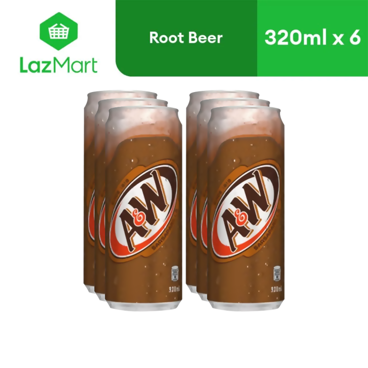 A&W Root Beer 320ml - Pack of 6 | Lazada PH