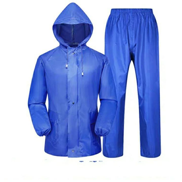 Single person Oxford cloth raincoat /Adult raincoat and rain pants ...