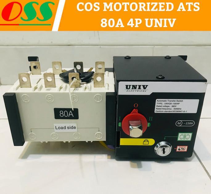 TERBAIK COS MOTORIZED ATS 80A 4P ATS UNIV UNIV-80A UNTUK PANEL ATS AMF ...