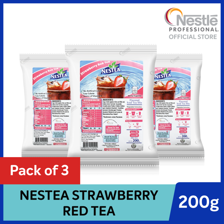 NESTEA Strawberry Red Tea 200g - Pack of 3 | Lazada PH