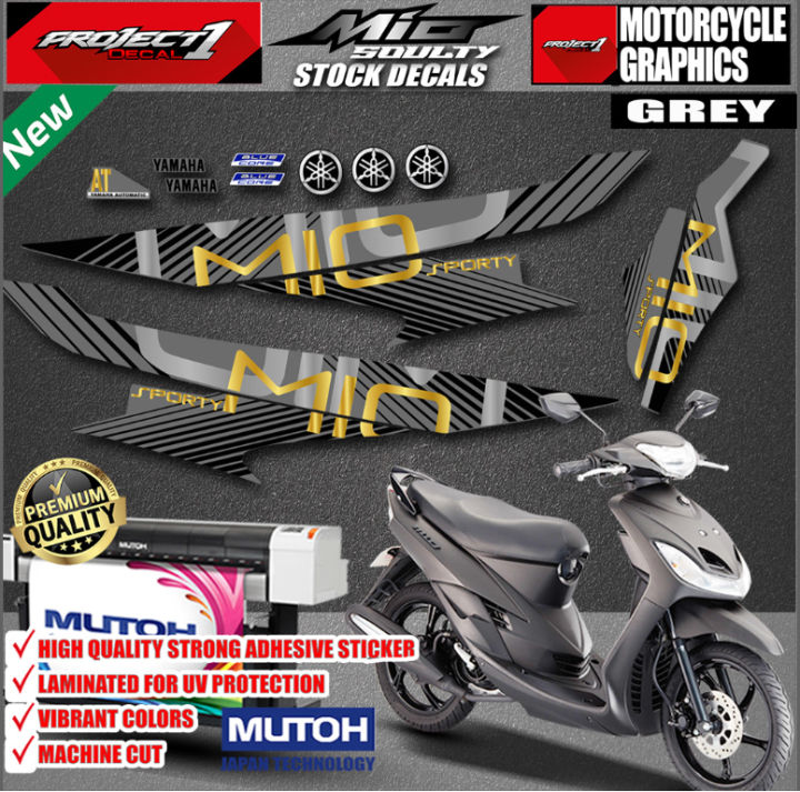 YAMAHA MIO SOULTY 2021 STOCK DECALS LAMINATED STICKER | Lazada PH