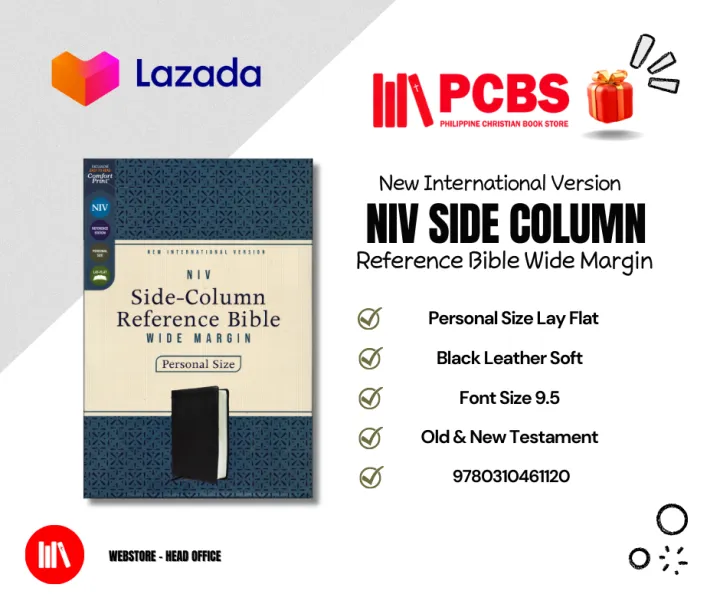 PCBS NIV Side-Column Reference Bible (FONT SIZE 9.5/PERSONAL SIZE) NIV ...