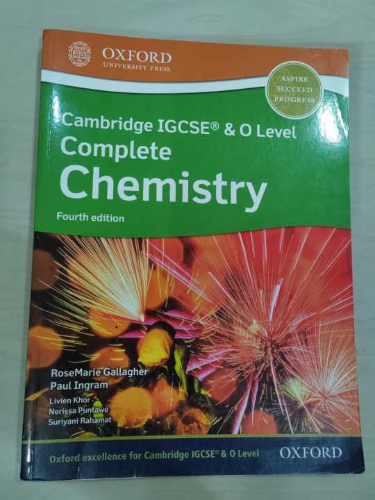 Cambridge IGCSE O Level Chemistry Coursebook Fourth Edition | Lazada