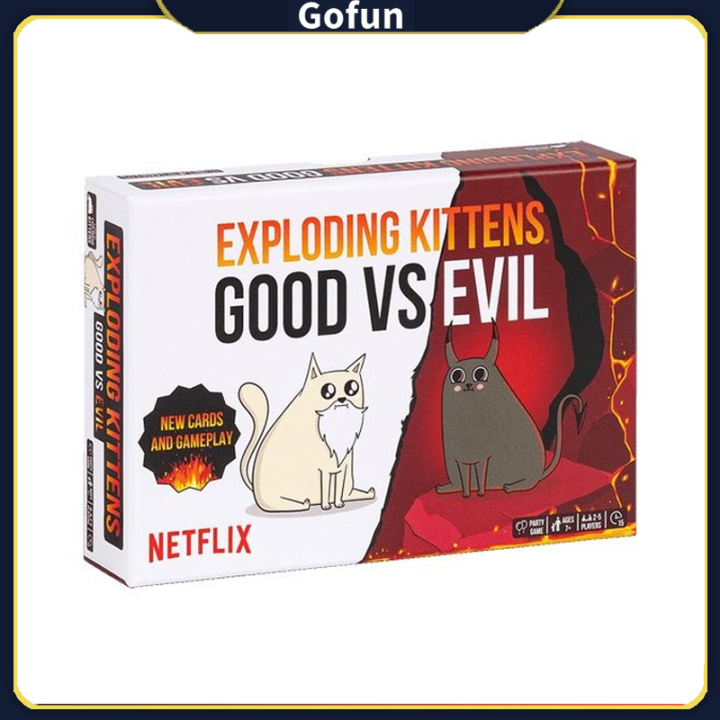 Exploding Kittens Good vs. Evil Board Game 55 Cards Inspired by The Netflix Series | Lazada PH