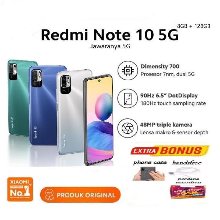 Smartphone !!! Xiaomi Redmi Note 10 5G RAM 8/128 GB Camera 48MP Triple ...