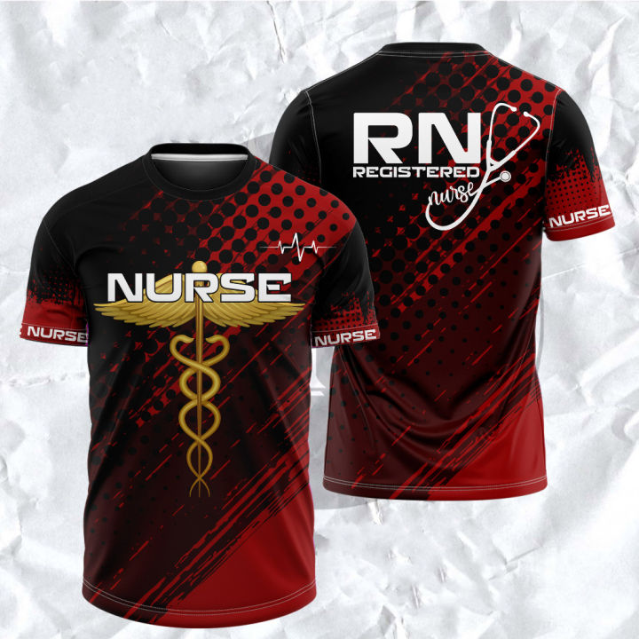 Nurse Jersey Dryfit Women T-Shirt Full Sublimation Shirt for Engineer ...