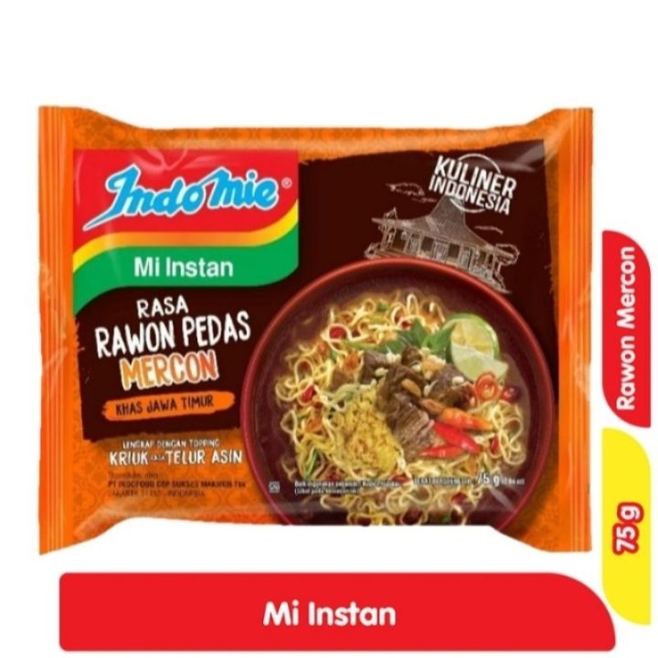 Indomie Mie Instan Kuah Rasa Rawon Pedas Mercon Khas Jawa Timur ...