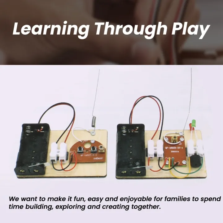 STEM Kits, Learn Morse Code, Build a Telegraph Machine, Electric Circuit Experiment, Electricity ...