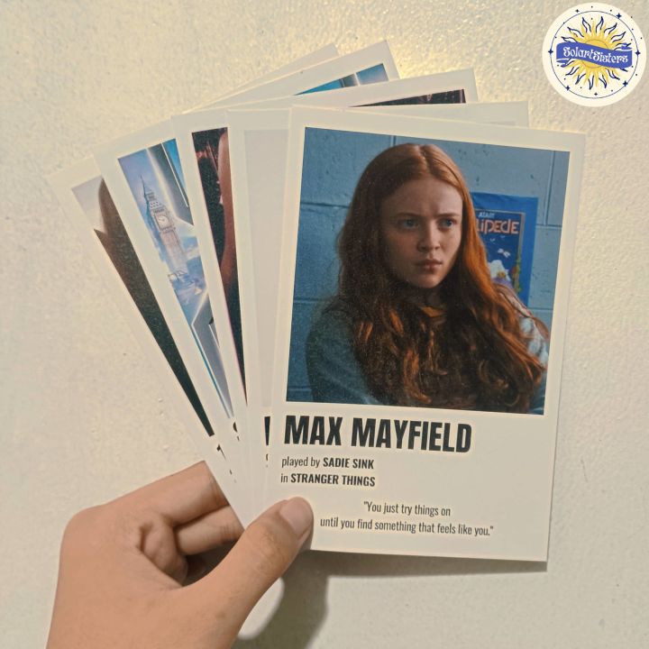 STRANGER THINGS Characters Waterproof Poster Print Pack Minimalist Merch Merchandise Max ...