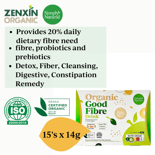 Simply Natural Organic Good Fibre Drink 210g | Detox, Fiber, Cleansing ...