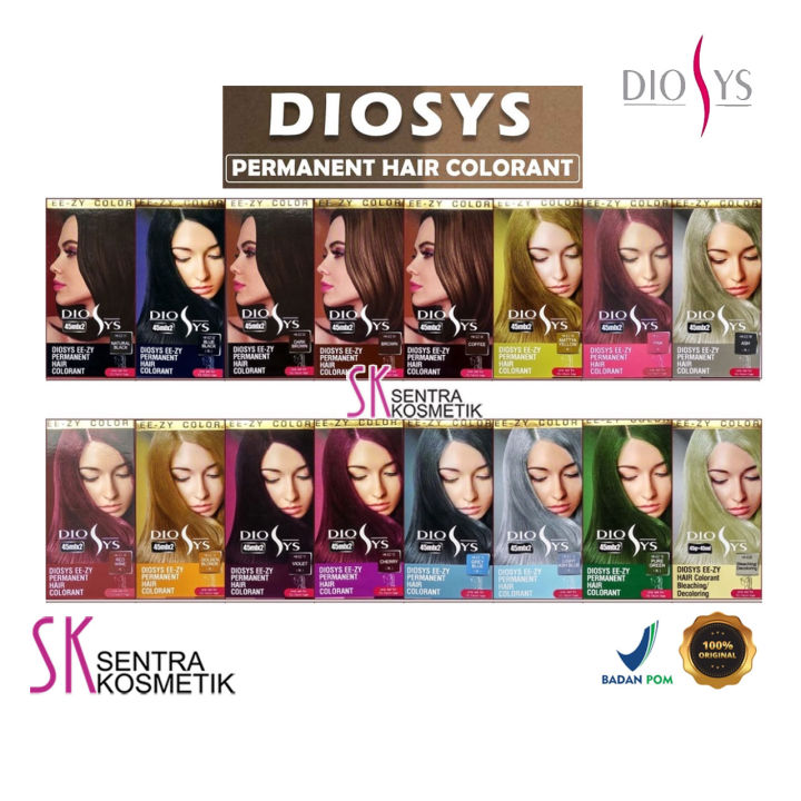 DIOSYS Hair Color Cat Rambut Permanent Hair Colorant | Lazada Indonesia