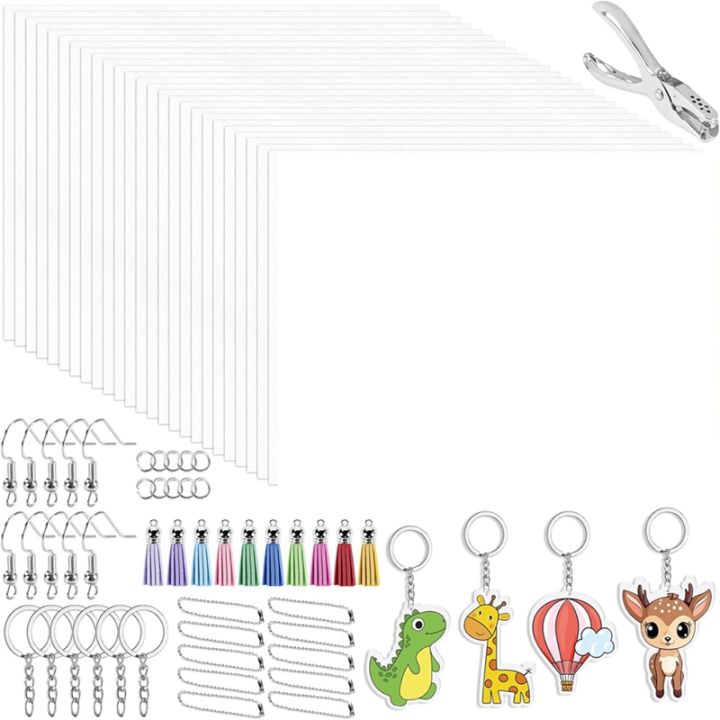 【Latest model】Shrinky-Dink Sheets Kit 186 Pieces, 25 Sheet Shrinky ...