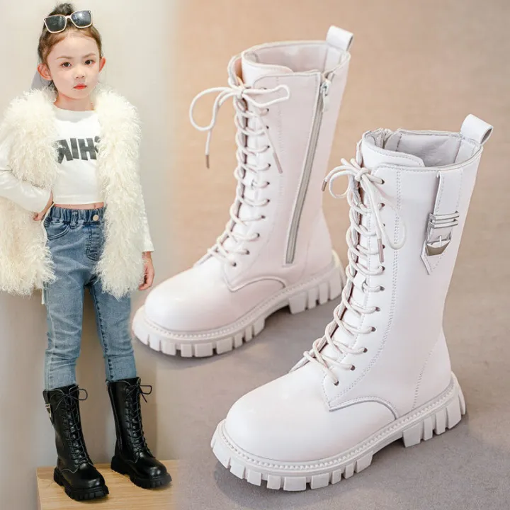 รองเท้าบูท Martin เด็ก Sepatu Boots Anak Perempuan รองเท้าบูทสูง2025 ...