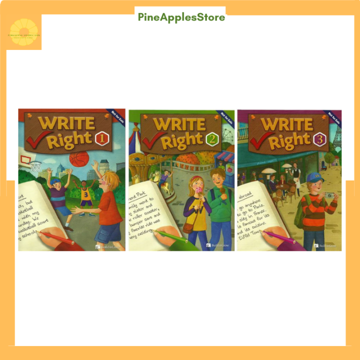 Sách Write Right Bộ 3 cuốn in màu (sách luyện viết) | Lazada.vn