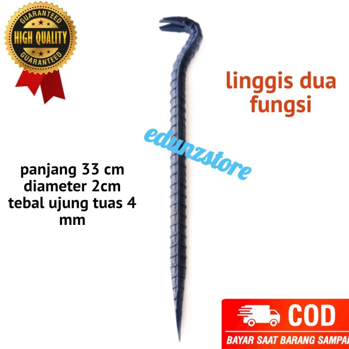 linggis mini /linggis kecil / linggis baja ulir / linggis baja beton ...