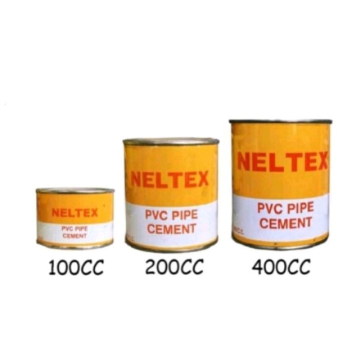 Neltex PVC pipe cement (100cc/200cc/400cc) | Lazada PH