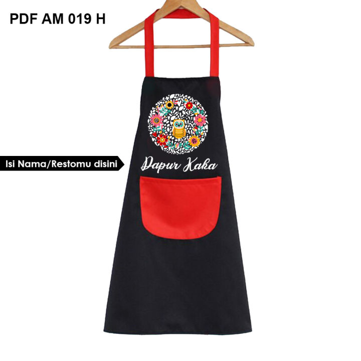 Apron Masak , Celemek Masak Chef, Batender , Restoran , Warna Merah ...