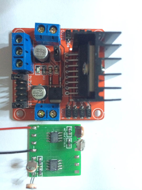 Dual Axis Solar Tracker ( Sensor + L298N Motor Drive board ) automatic ...