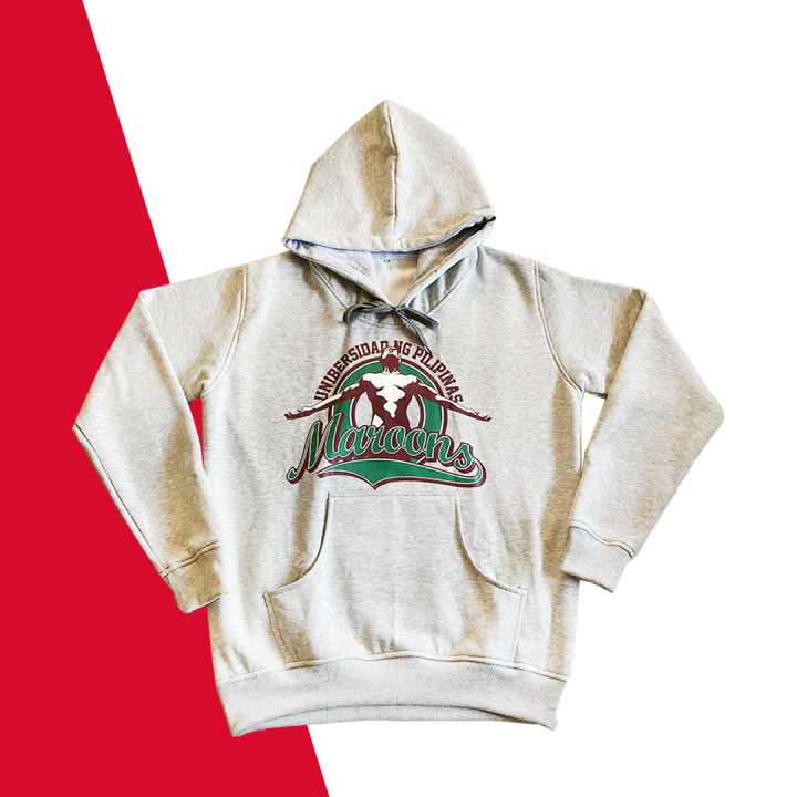 UPBEAT-University of the Philippines-Maroons Hoodie (Gray) | Lazada PH