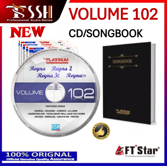 reyna 3c cd/songbook volume 102 update 2024-2025 | Lazada PH