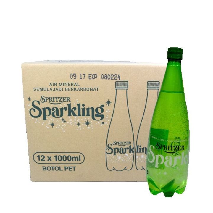 SPRITZER SPARKLING MINERAL WATER - 12 X 1L | Lazada