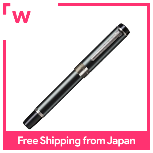 Sailor fountain pen CYLINT fountain pen matt black stainless steel fine ...